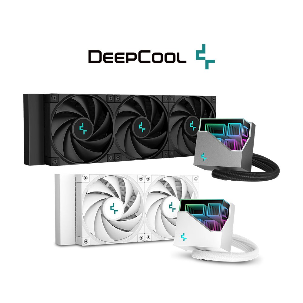 Deepcool Infinity Series LT520 240MM | LT720 360MM AIO Black | White Liquid CPU Cooler – Go-Tech ...
